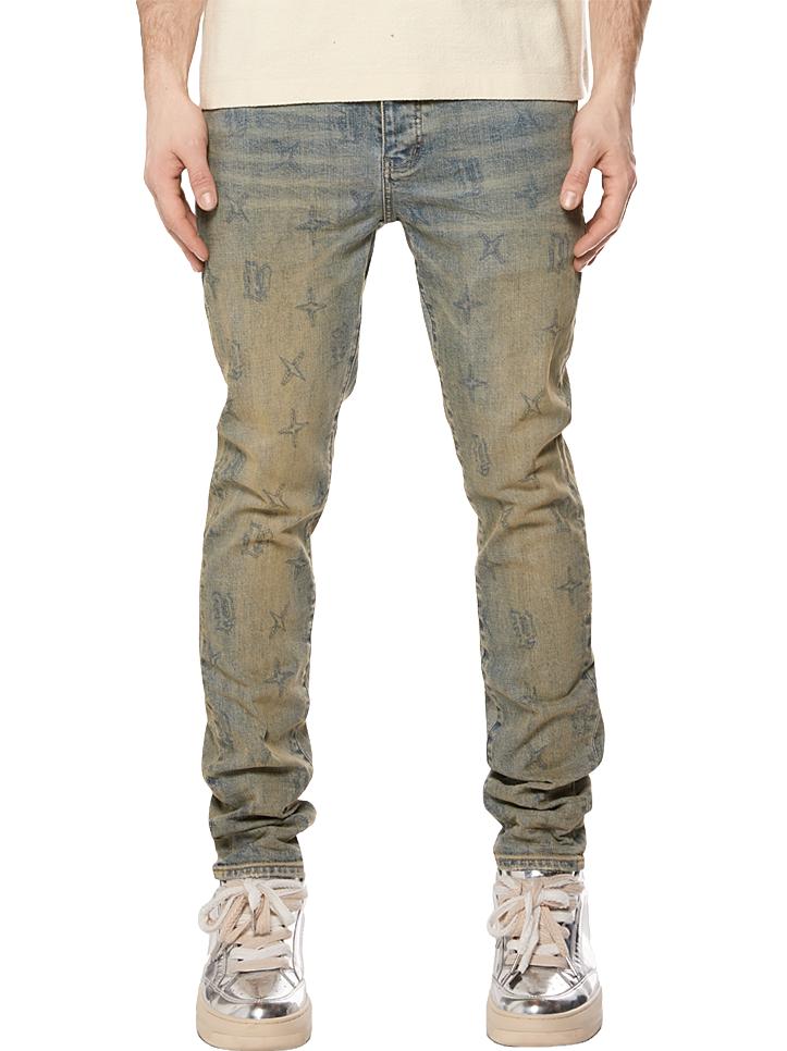 PURPLE BRAND Purple Brand Gothic Wire Skinny Fit Cotton Blend Jeans